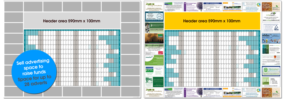Planners with adverts – Year planner printers – 2017 Wall planners A1 ...